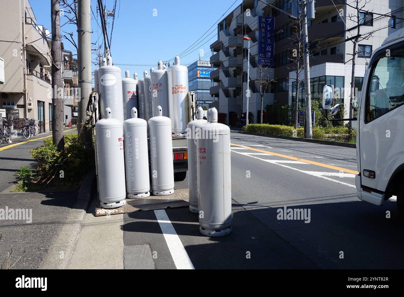 Propane gas delivery hi-res stock photography and images - Alamy