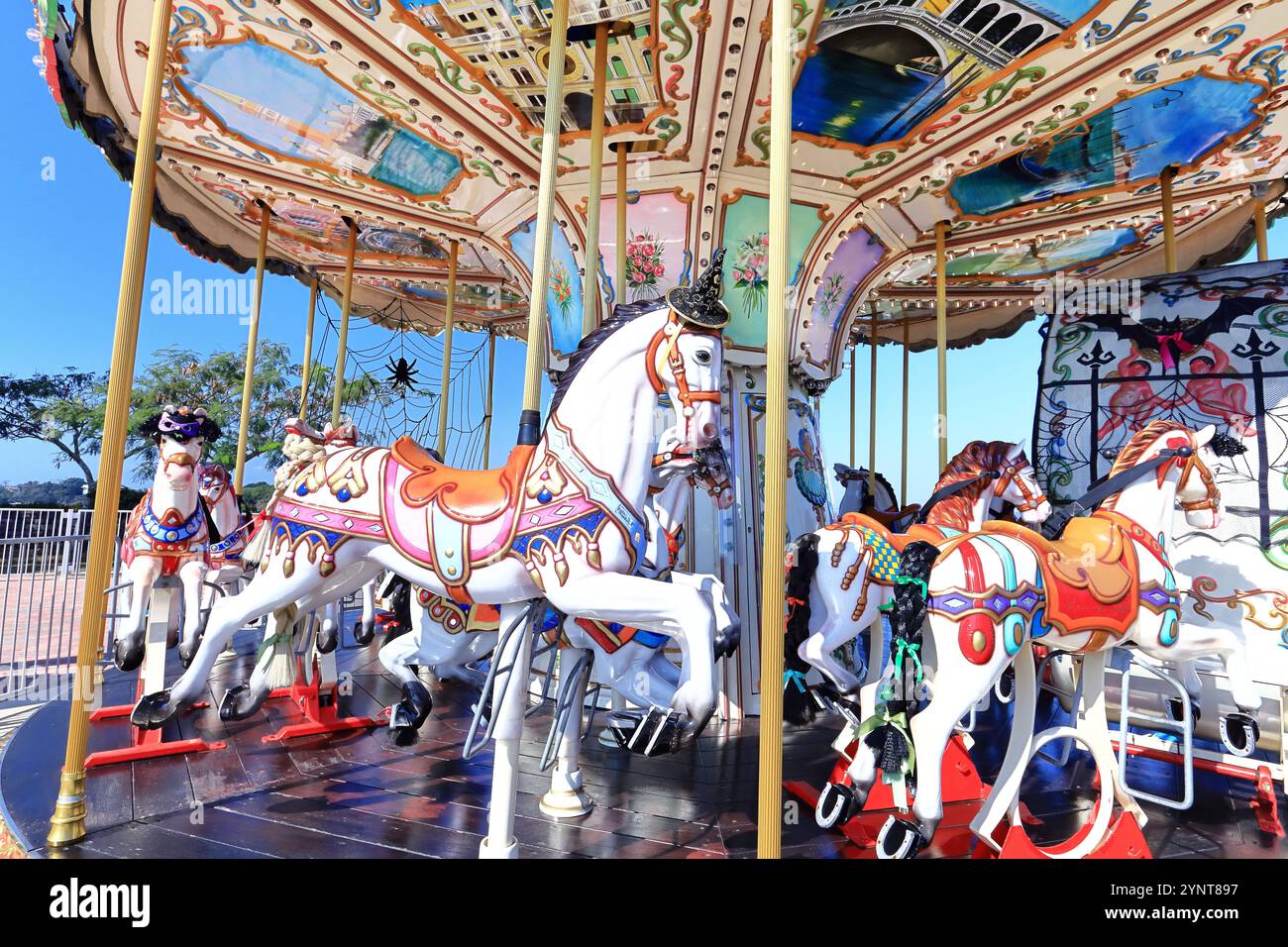 Merry go round playground equipment hi-res stock photography and images ...