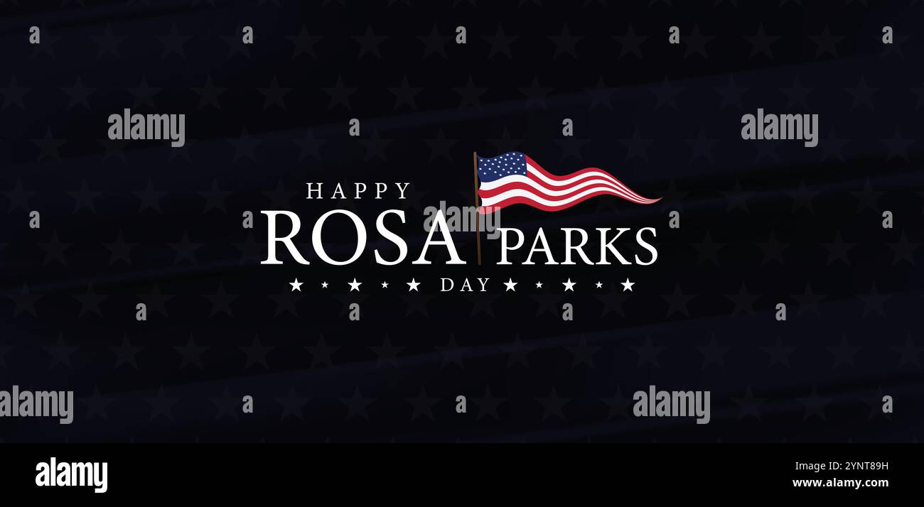 Celebrating Rosa Parks An Ode to Courage and Resilience Stock Vector ...