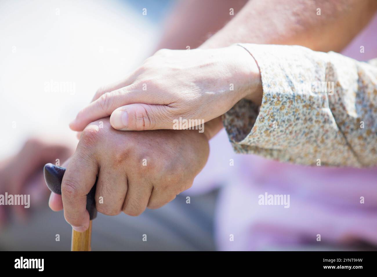 Hands of a senior citizen hi-res stock photography and images - Alamy