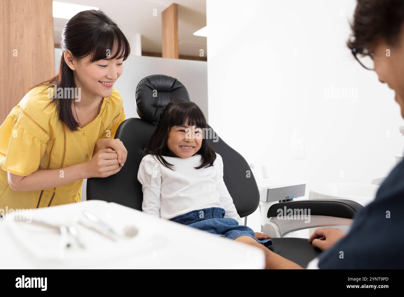 Girl undergoing medical check-up Stock Photo - Alamy