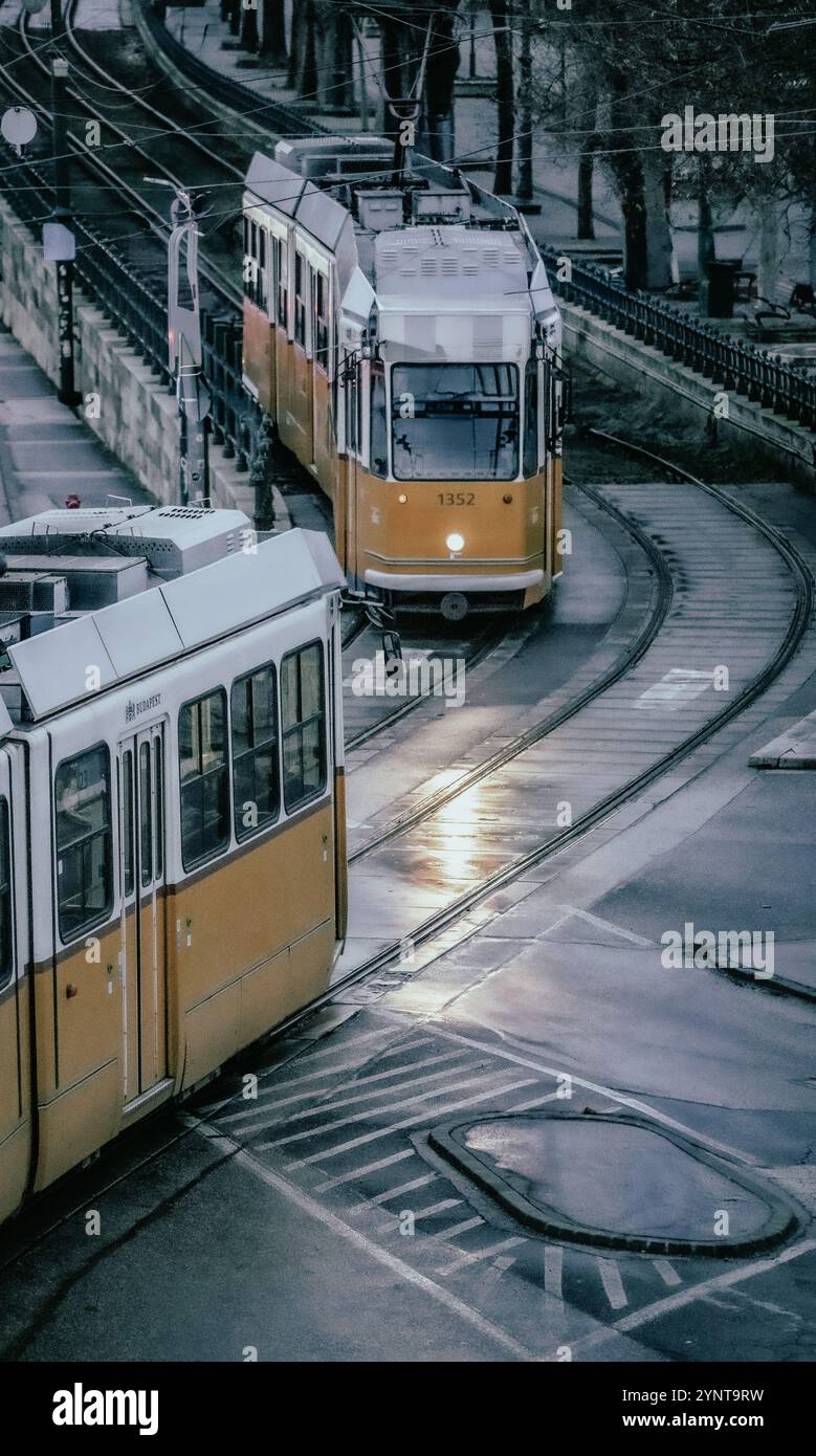 Trams budapest hi-res stock photography and images - Alamy
