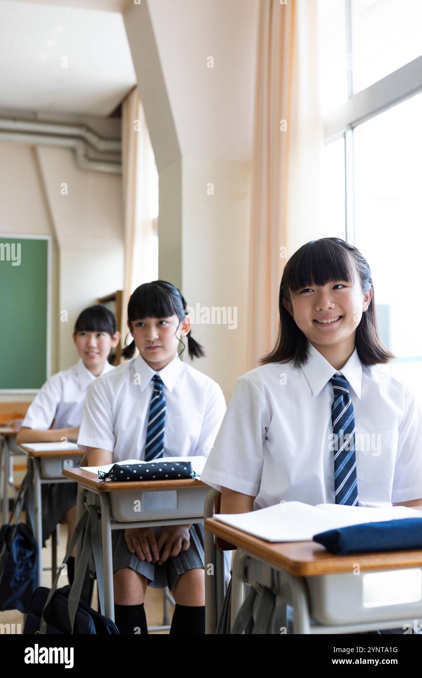 Student in class Stock Photo - Alamy