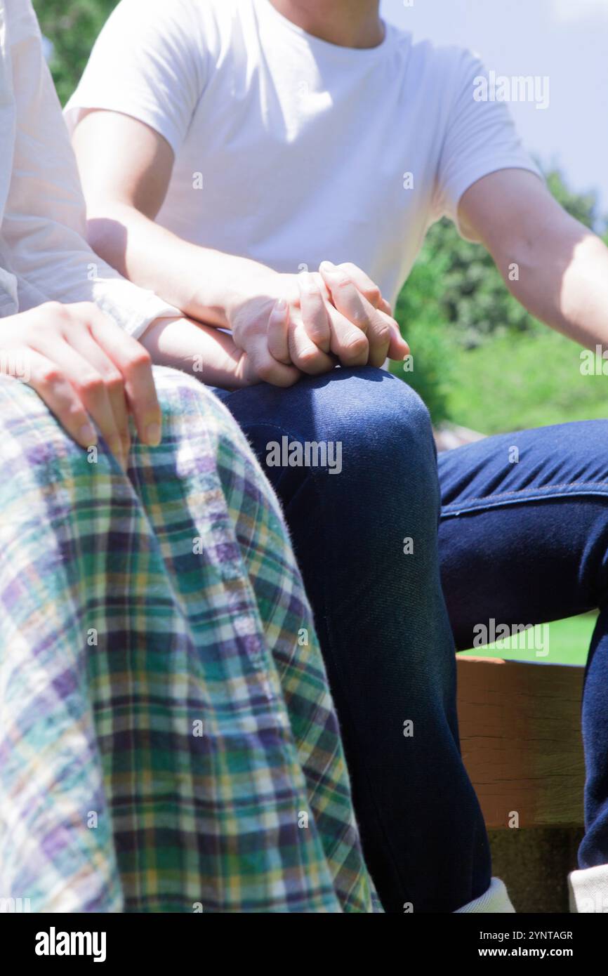 A couple who get on well with each other Stock Photo - Alamy