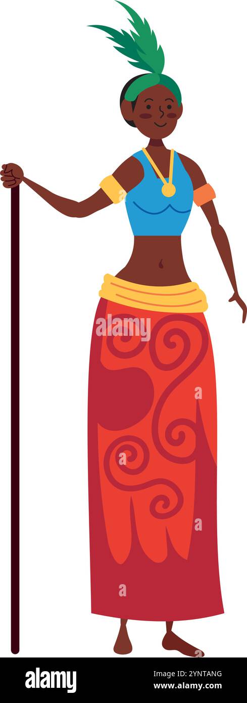 african aboriginal woman character Stock Vector Image & Art - Alamy