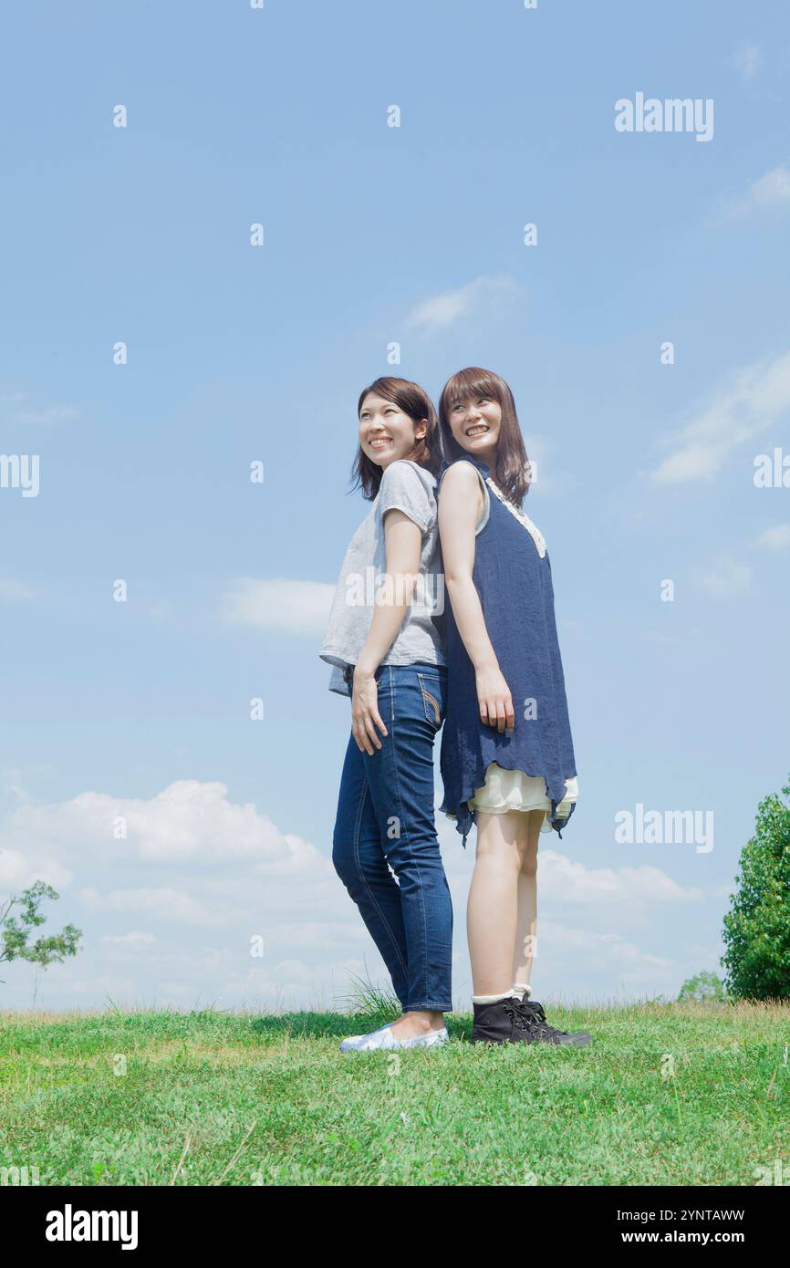 Positive schoolgirls hi-res stock photography and images - Alamy