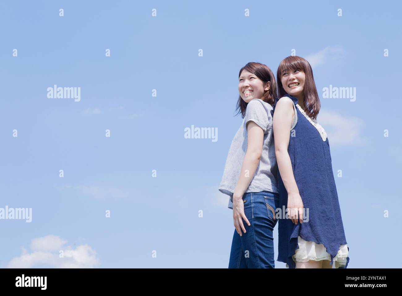 Positive schoolgirls hi-res stock photography and images - Alamy