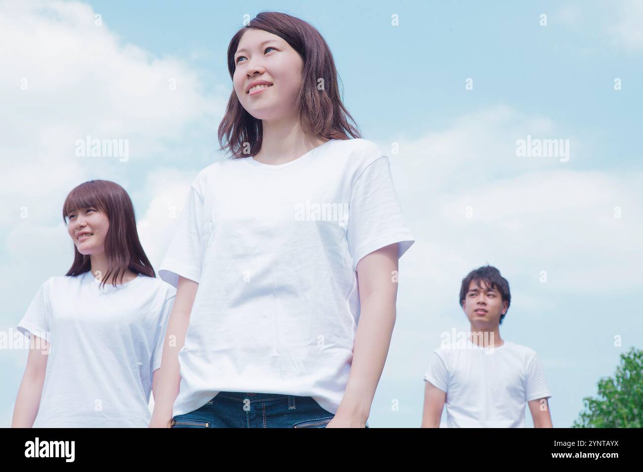 Cool and refreshing young people Stock Photo - Alamy
