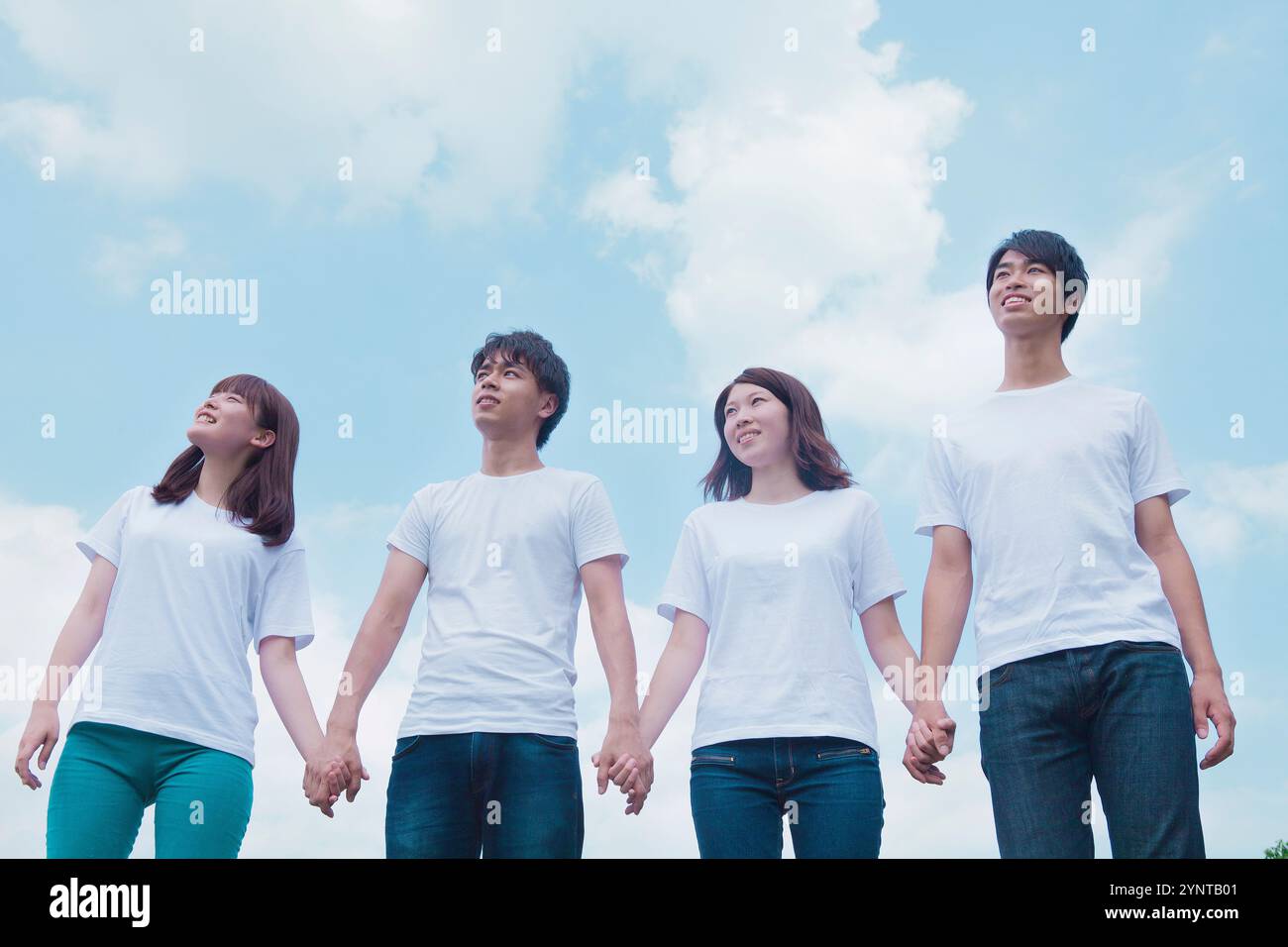 Cool and refreshing young people Stock Photo - Alamy