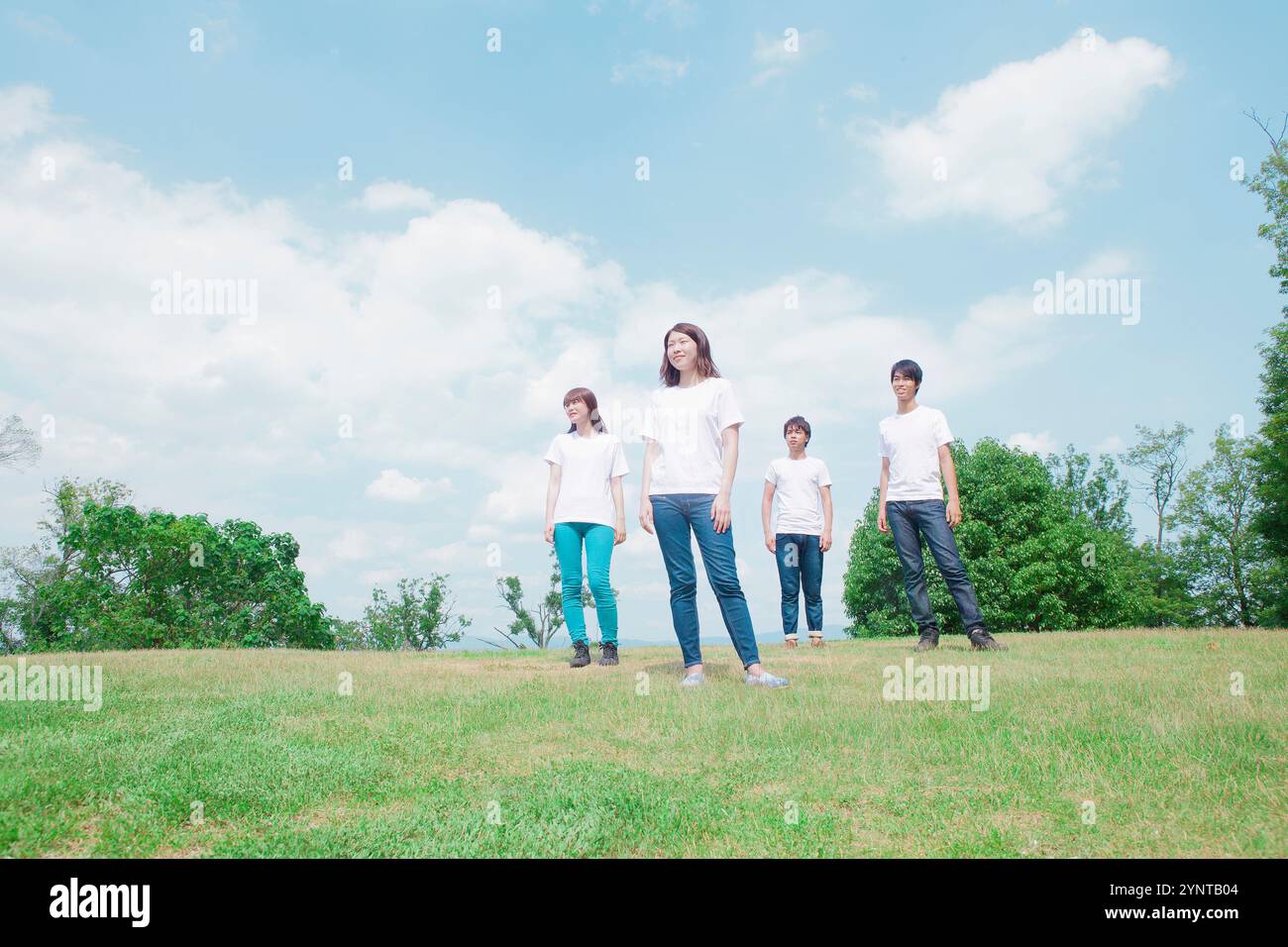 Cool and refreshing young people Stock Photo - Alamy