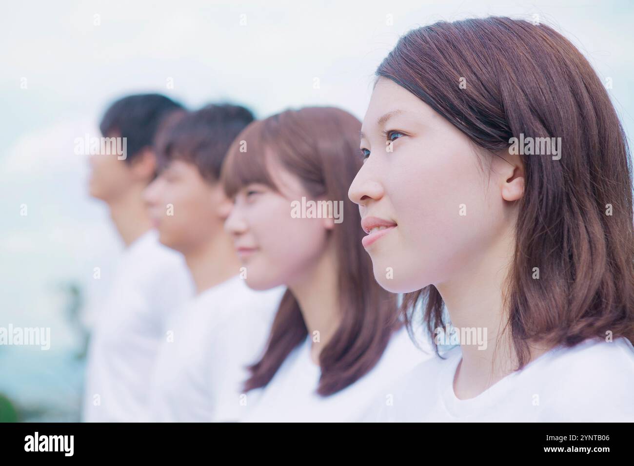 Cool and refreshing young people Stock Photo - Alamy