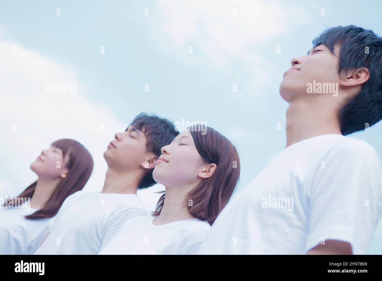 Cool and refreshing young people Stock Photo - Alamy
