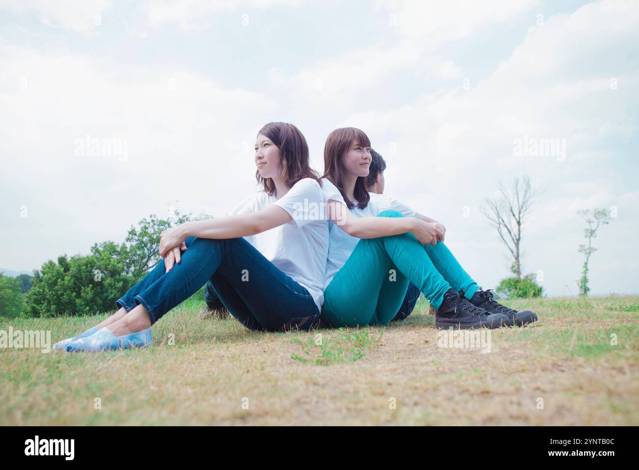 Cool and refreshing young people Stock Photo - Alamy