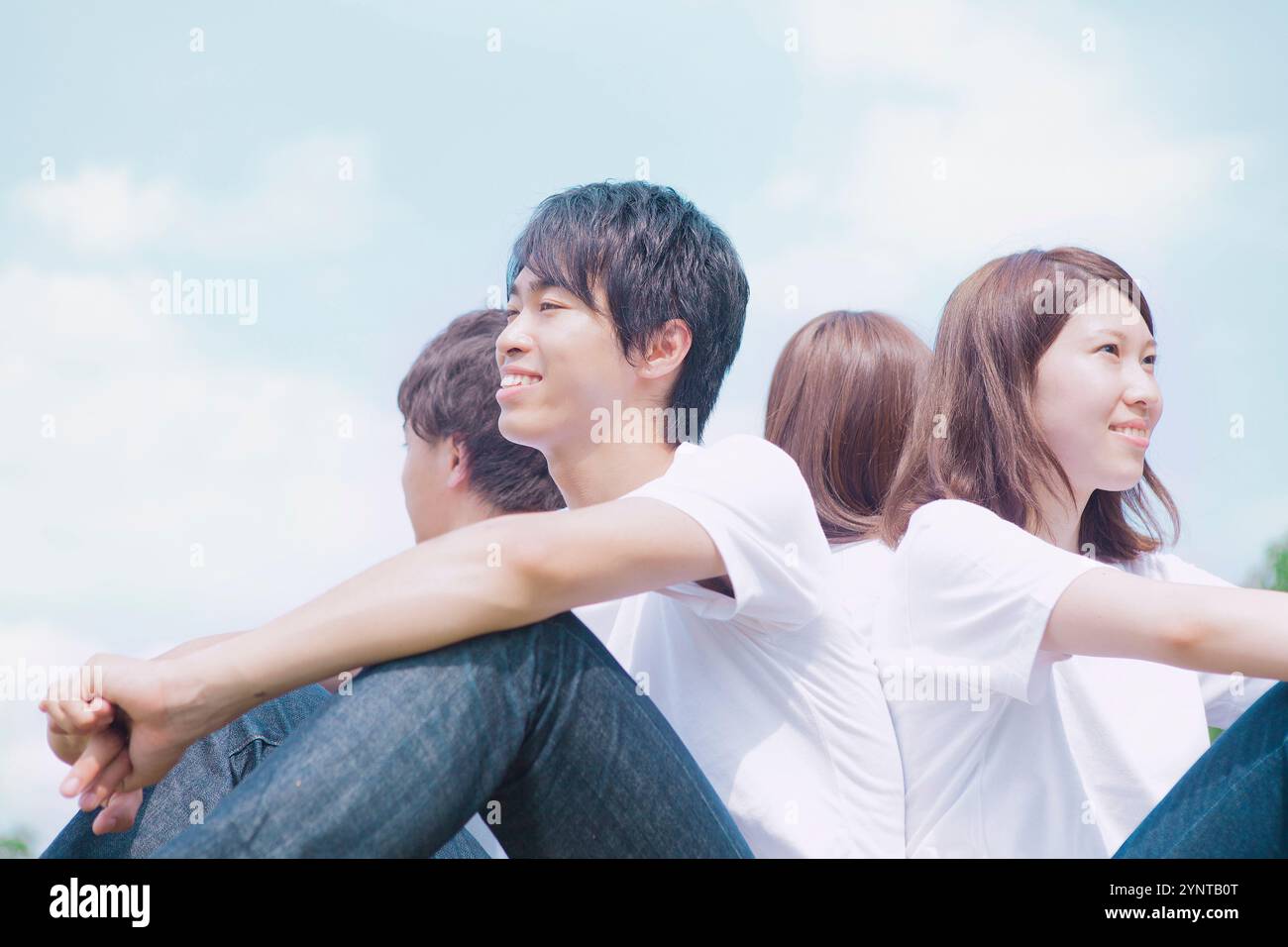 Cool and refreshing young people Stock Photo - Alamy