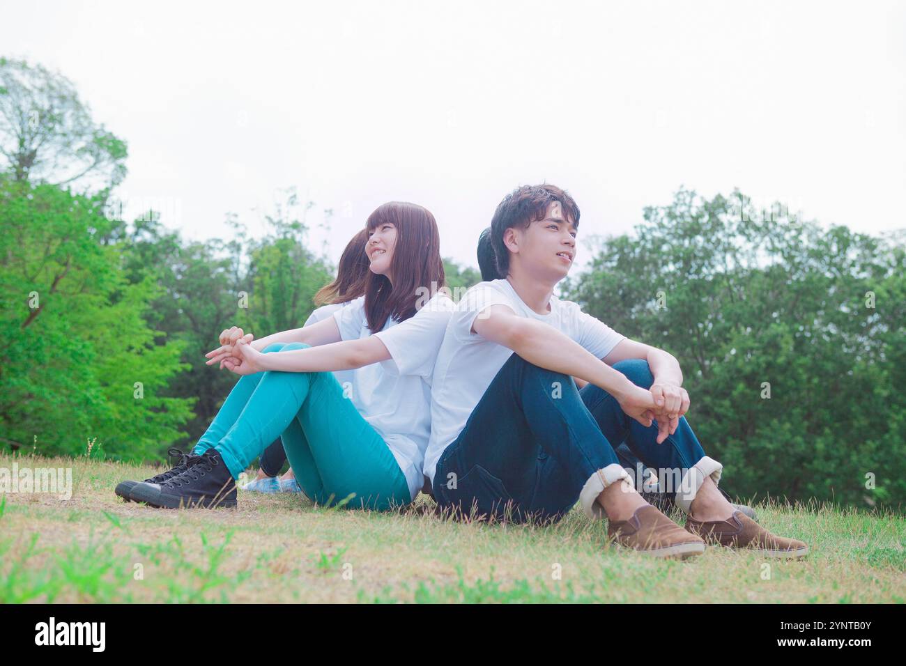 Cool and refreshing young people Stock Photo - Alamy