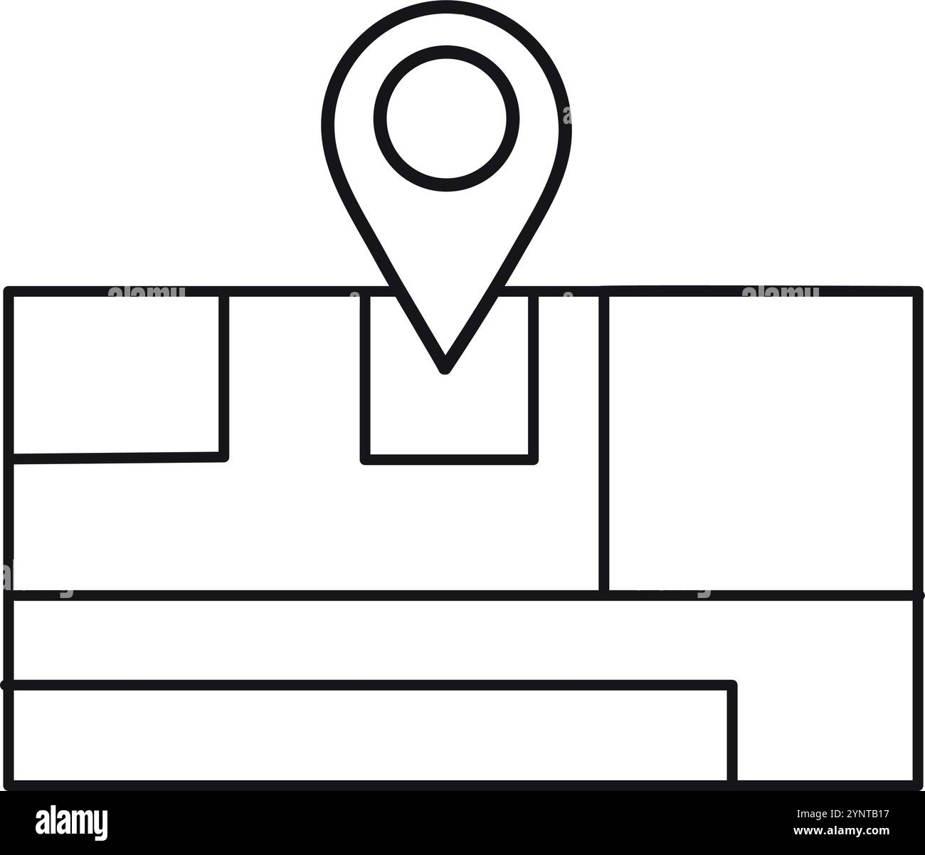 gps map location pin Stock Vector Image & Art - Alamy
