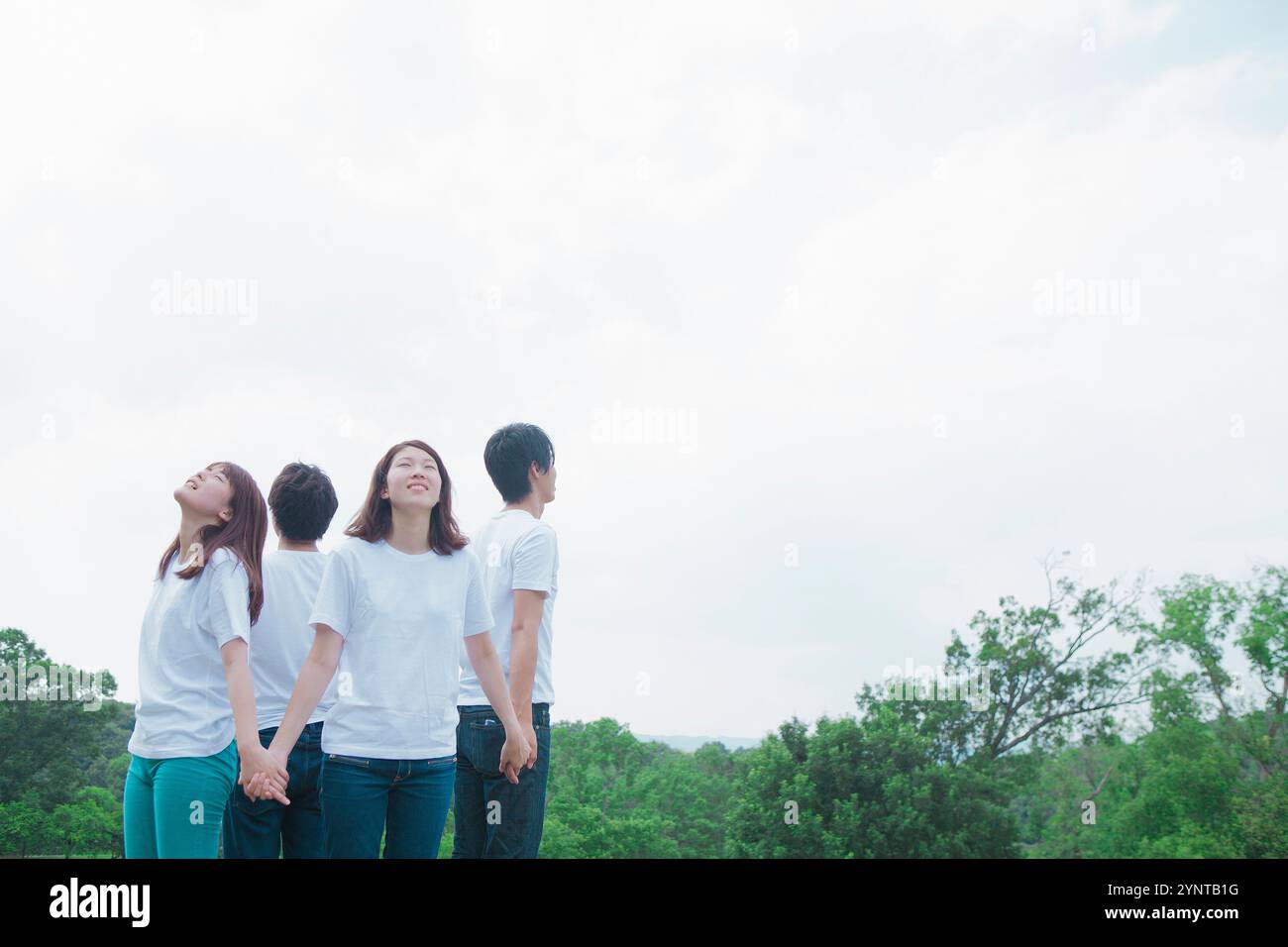 Cool and refreshing young people Stock Photo - Alamy