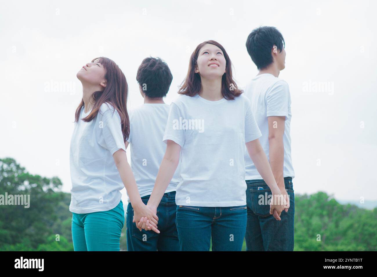 Cool and refreshing young people Stock Photo - Alamy