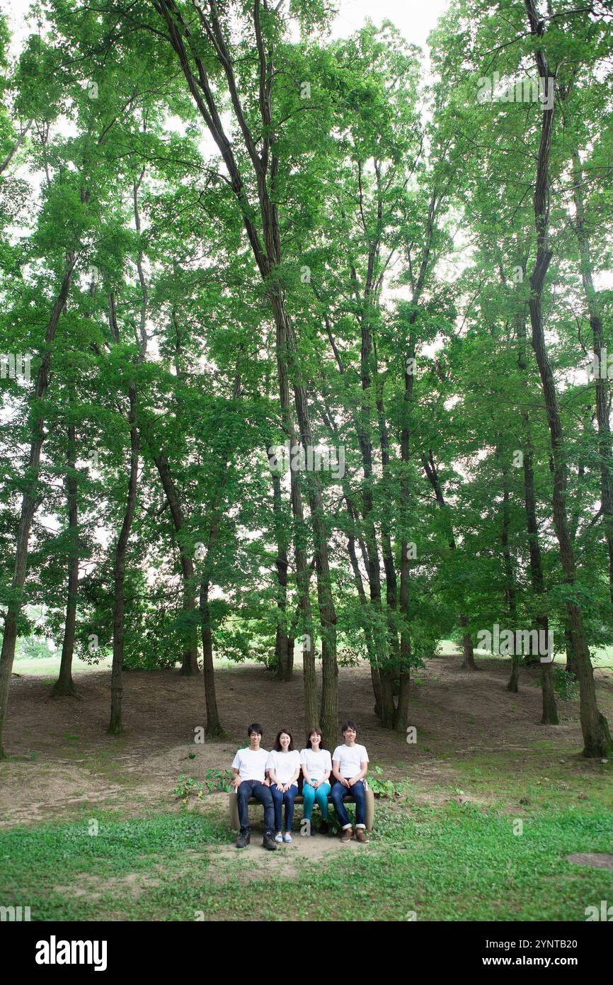 Cool and refreshing young people Stock Photo - Alamy