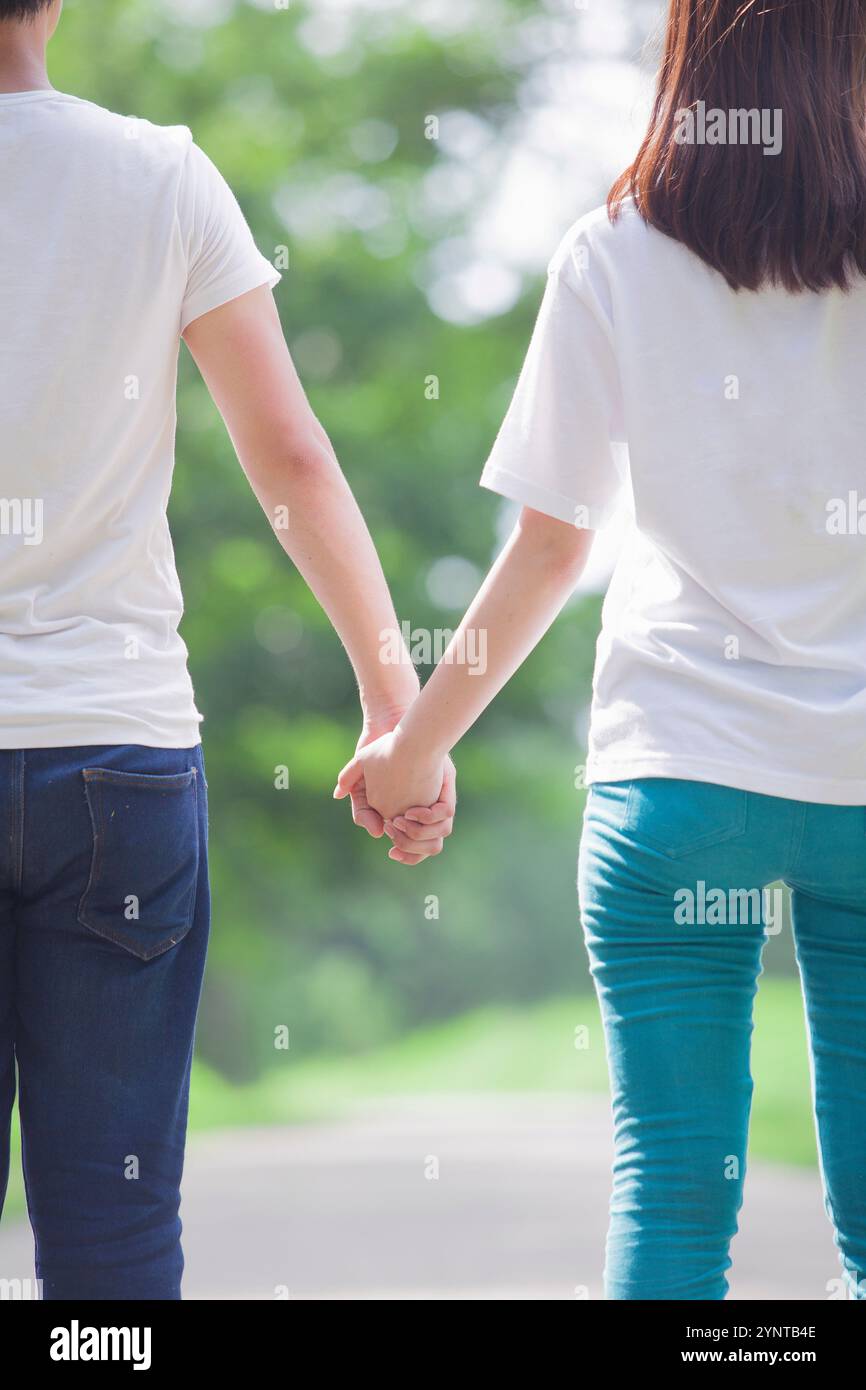 A couple who get on well with each other Stock Photo - Alamy