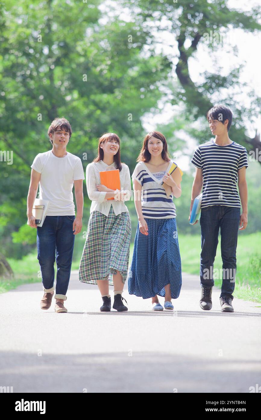 Young people who get on well with each other Stock Photo - Alamy