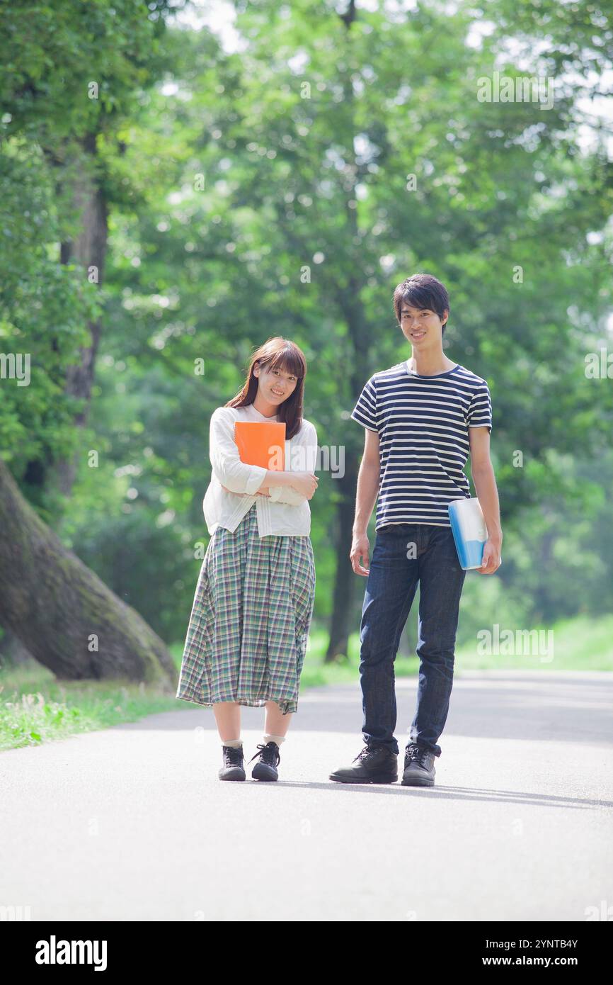 A couple who get on well with each other Stock Photo - Alamy