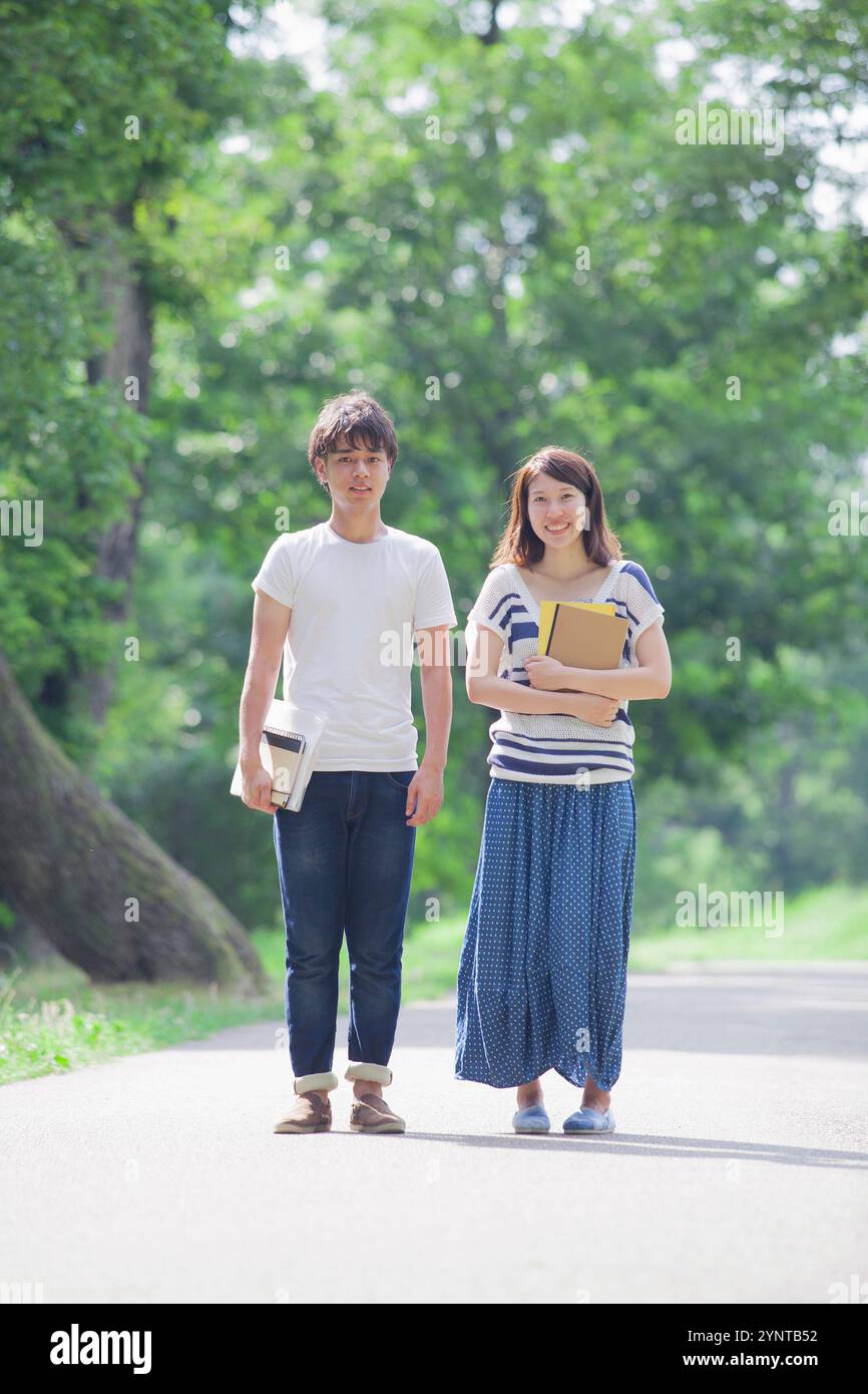 A couple who get on well with each other Stock Photo - Alamy