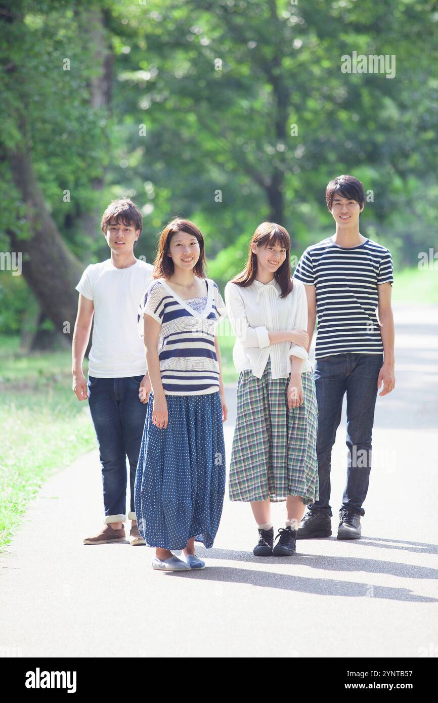 Young people who get on well with each other Stock Photo - Alamy