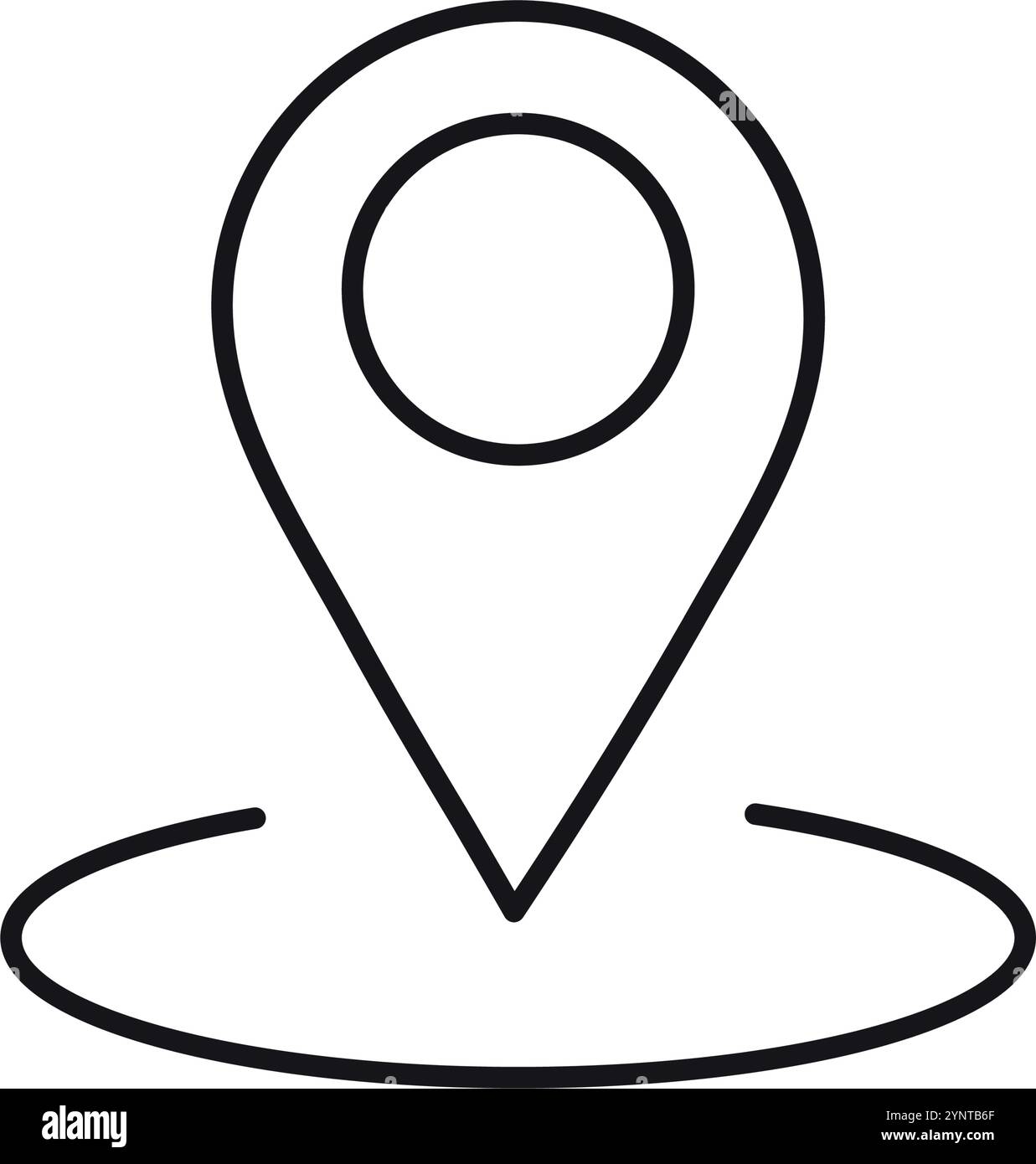 pointer location icon Stock Vector Image & Art - Alamy