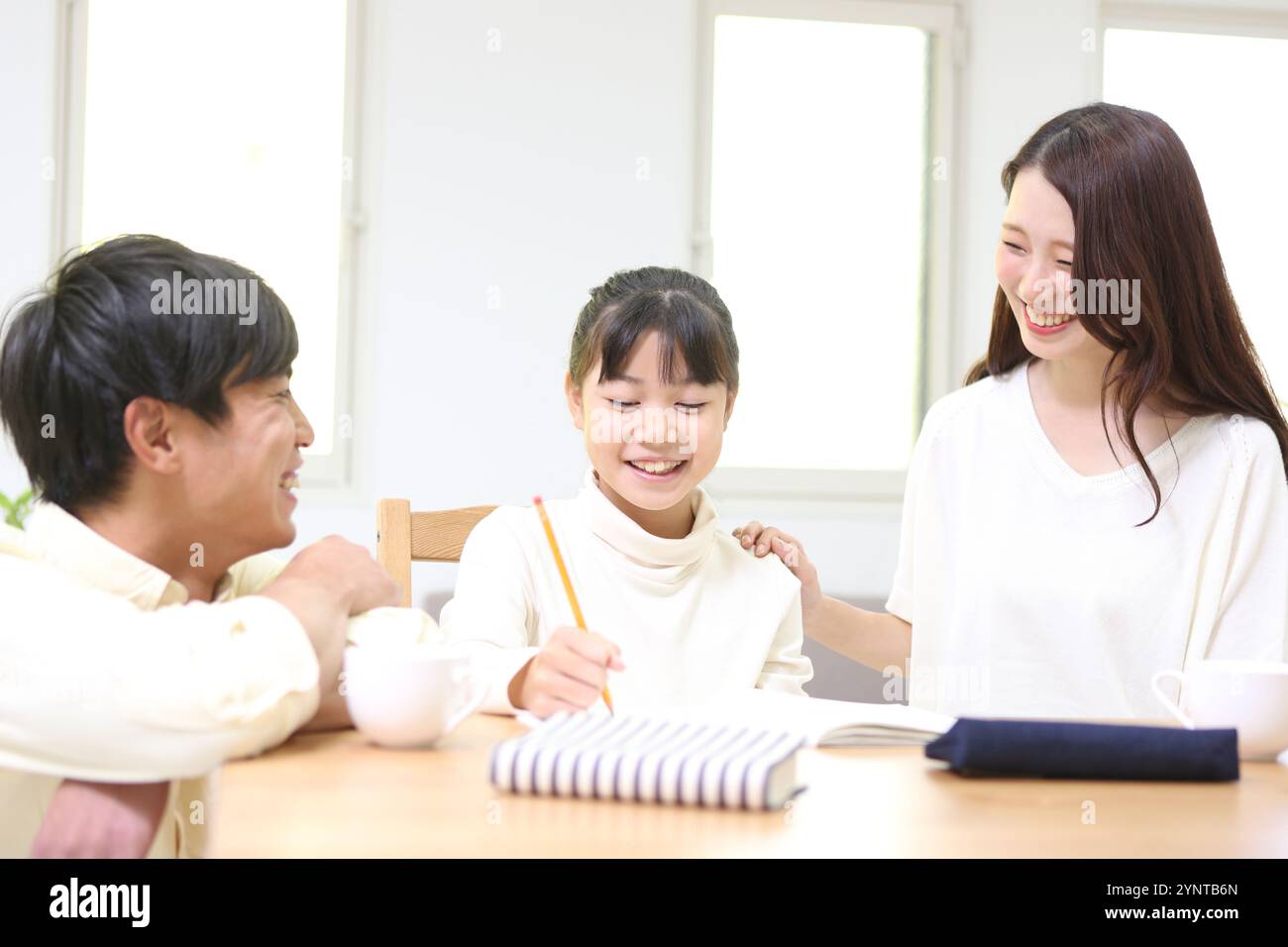 Family in unity Stock Photo - Alamy