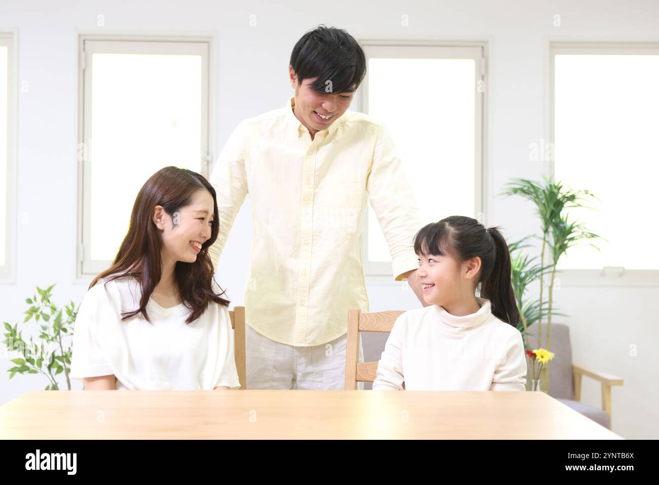 Family in unity Stock Photo - Alamy