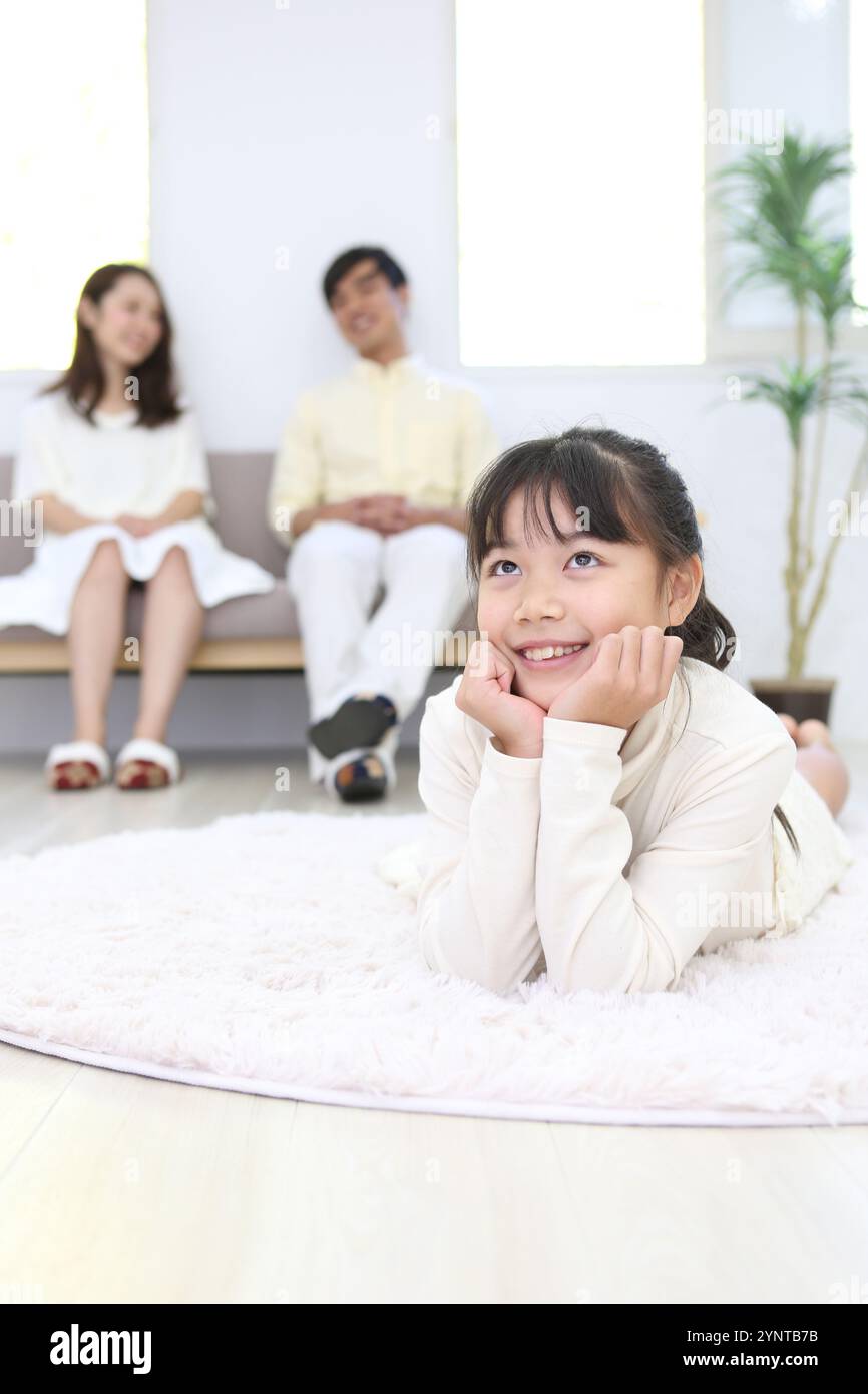 Family in unity Stock Photo - Alamy