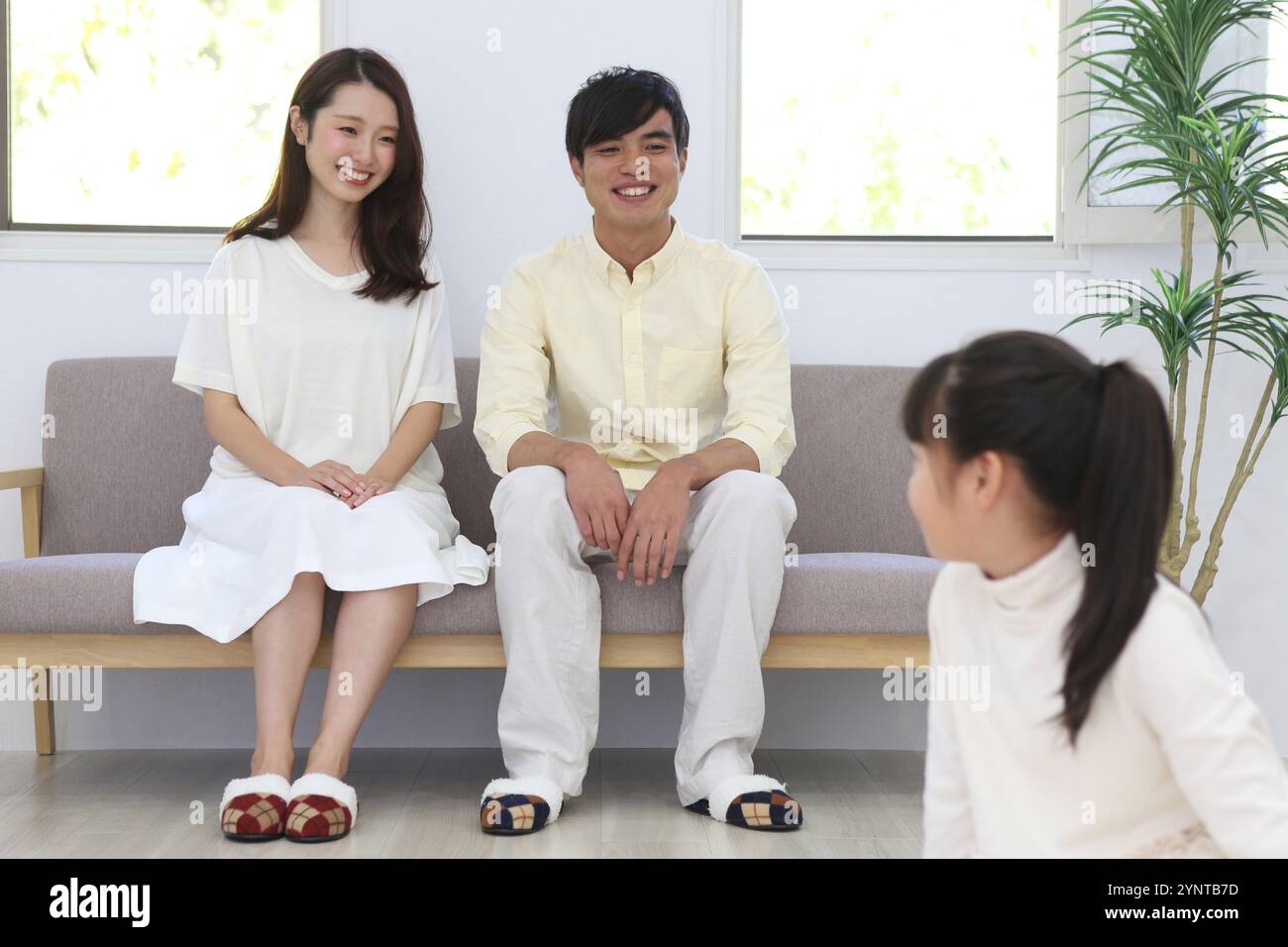 Family in unity Stock Photo - Alamy