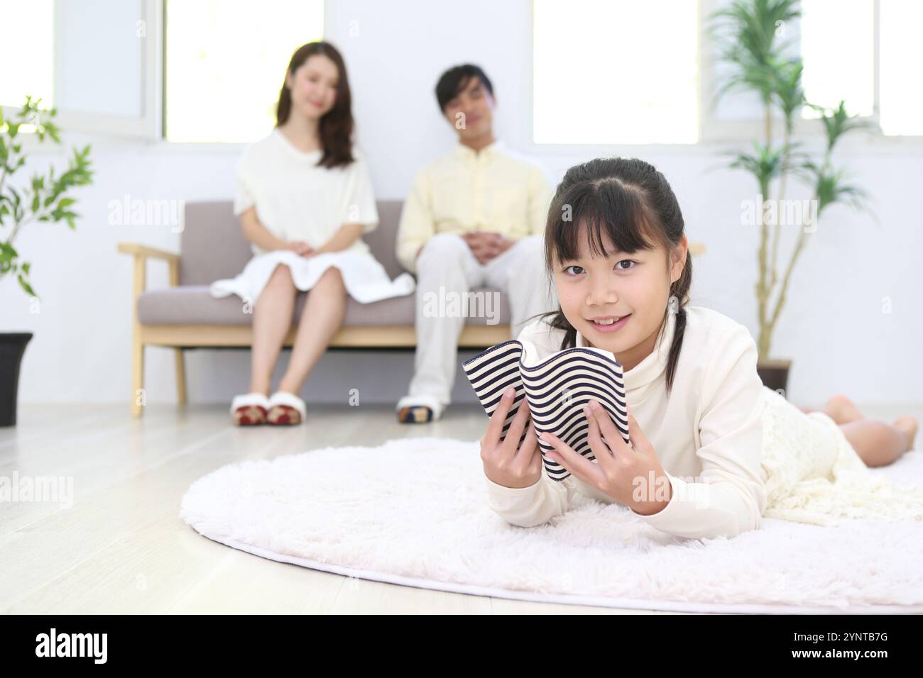 Family in unity Stock Photo - Alamy