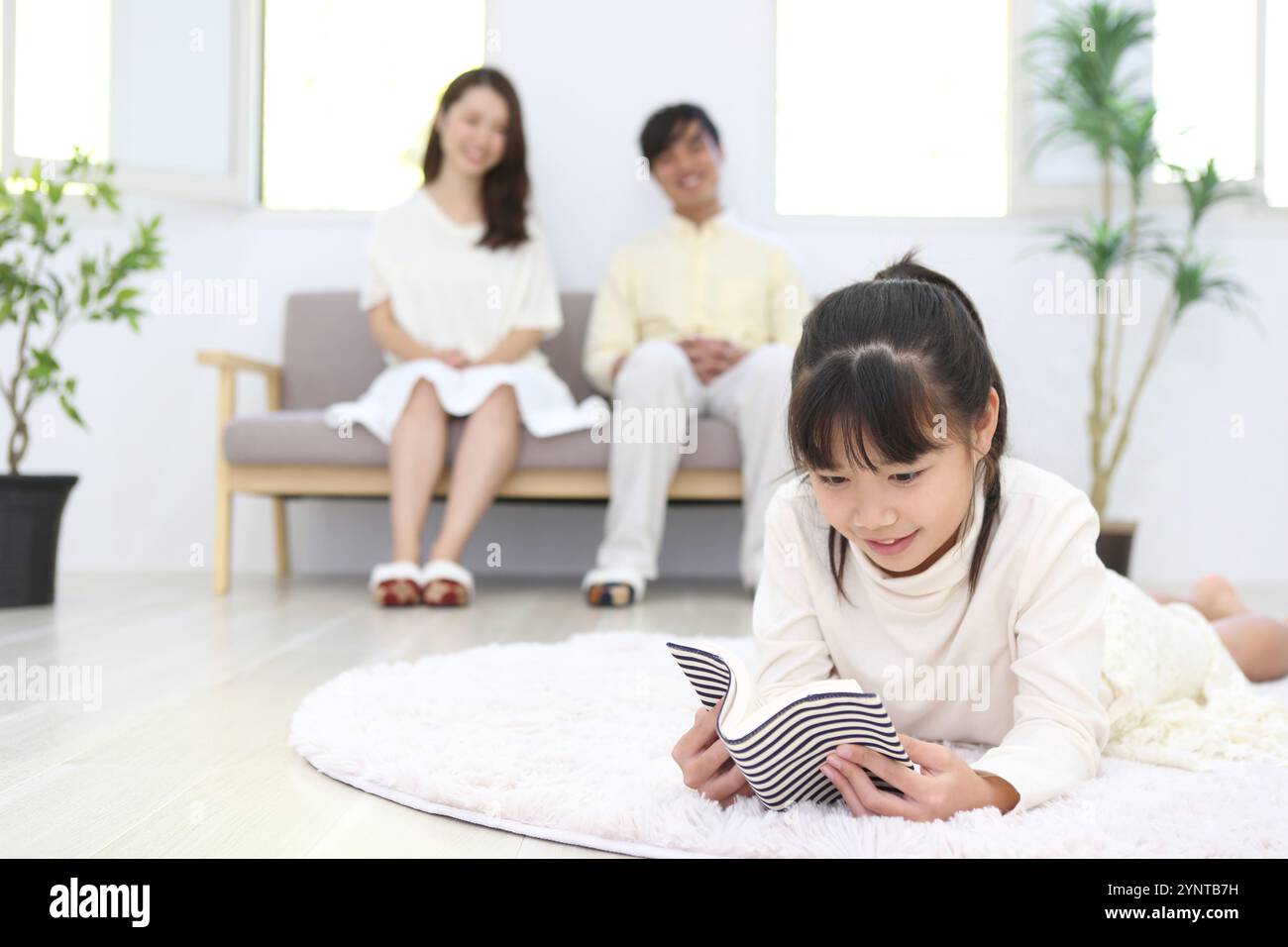 Family in unity Stock Photo - Alamy
