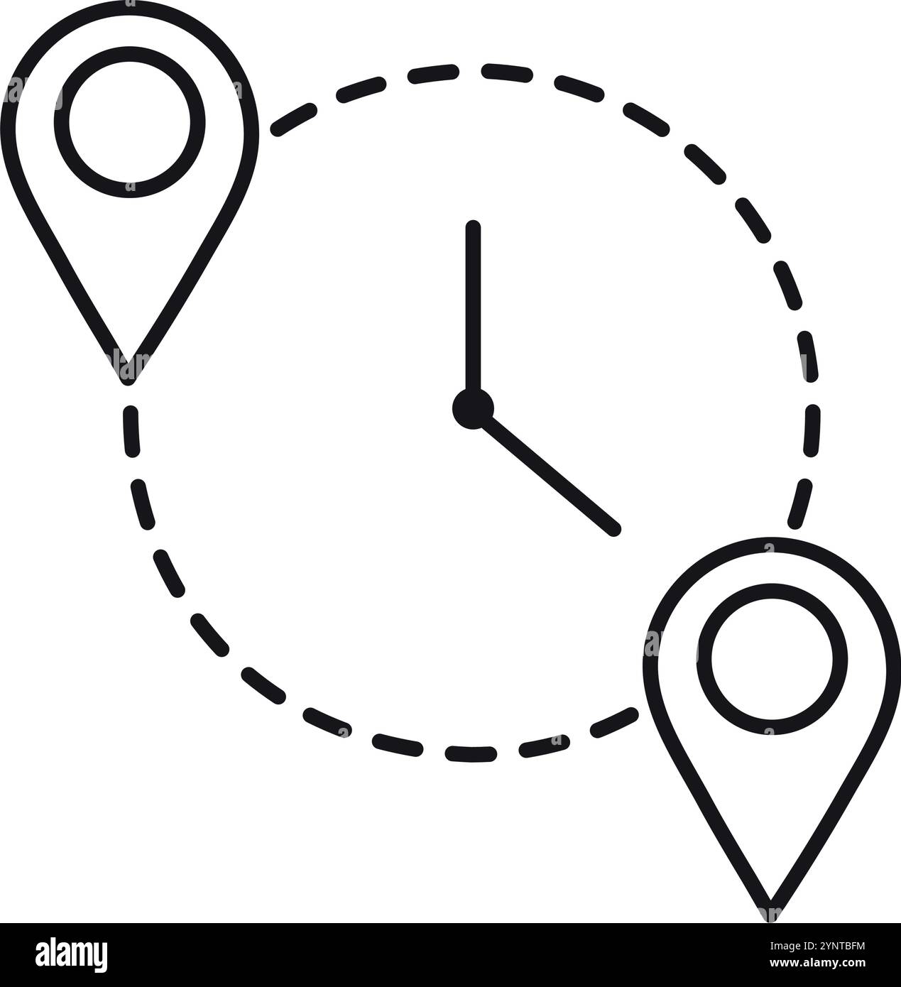 time location icon Stock Vector Image & Art - Alamy