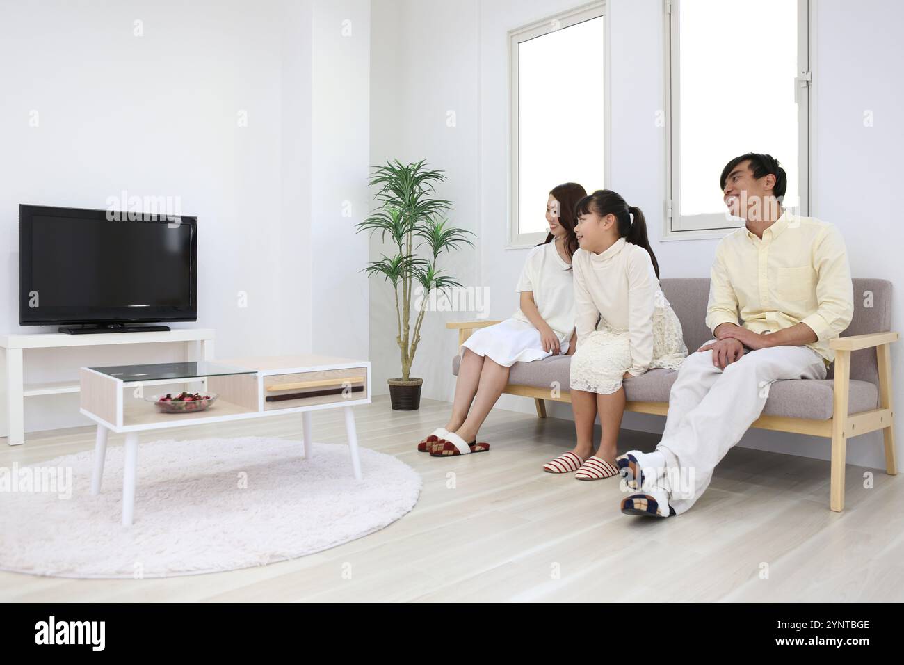 Family in unity Stock Photo - Alamy