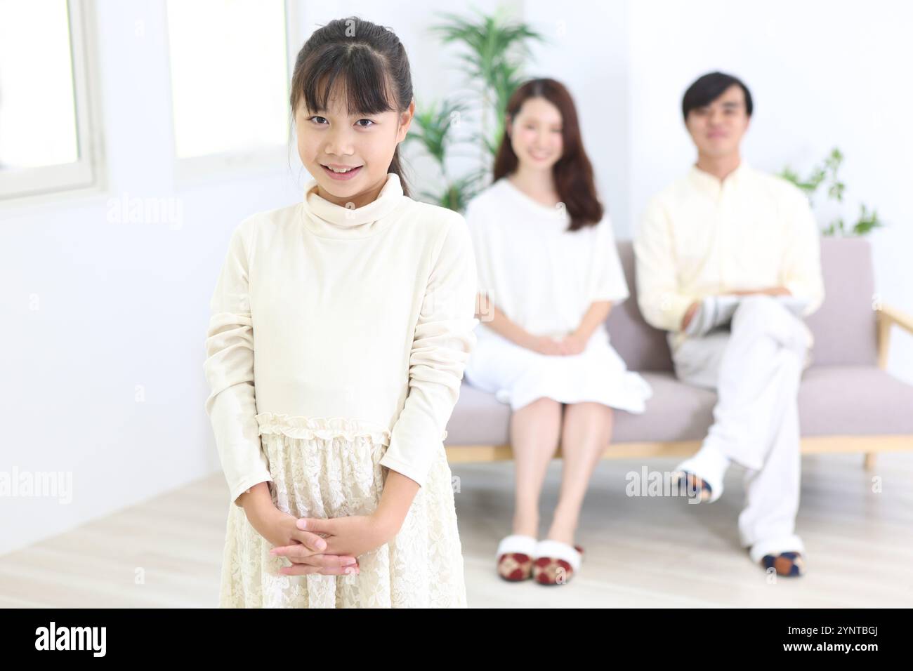 Family in unity Stock Photo - Alamy
