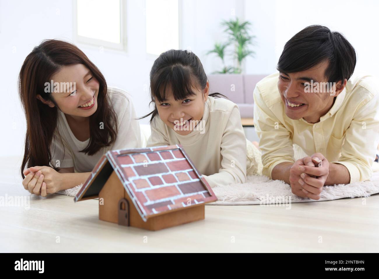 Family in unity Stock Photo - Alamy
