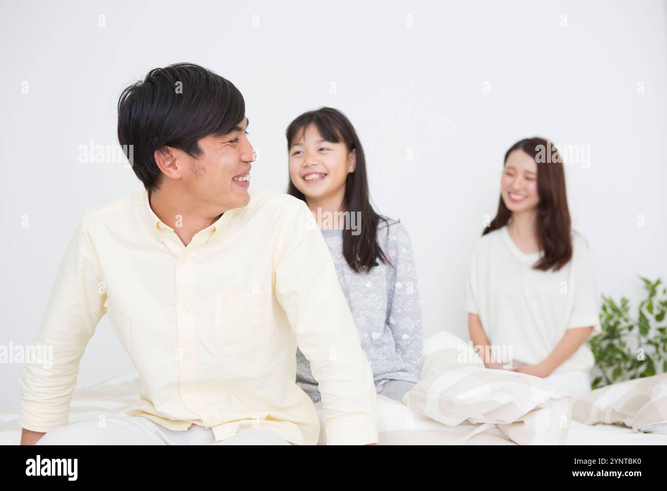 Family in unity Stock Photo - Alamy