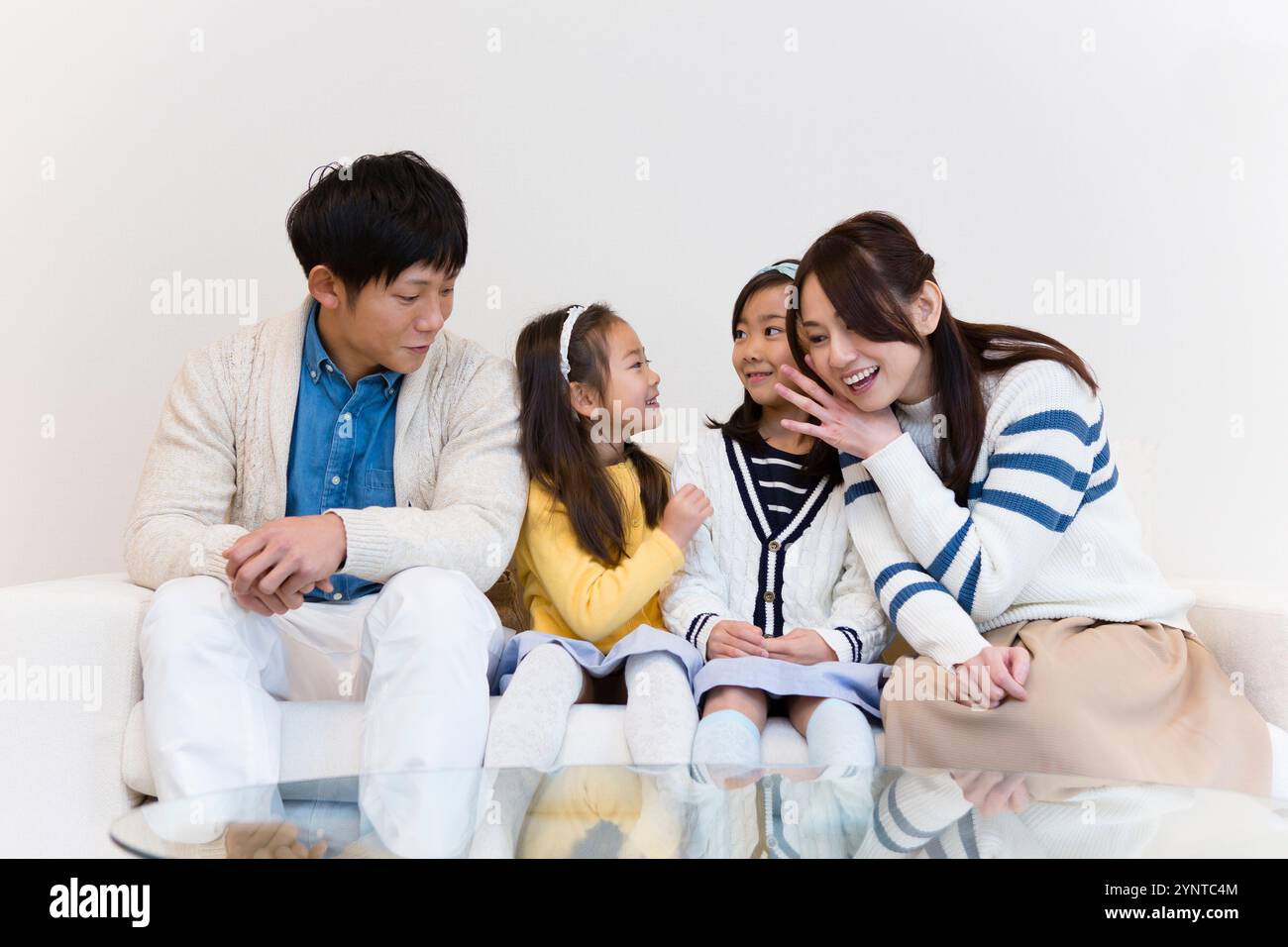 Family in unity Stock Photo - Alamy