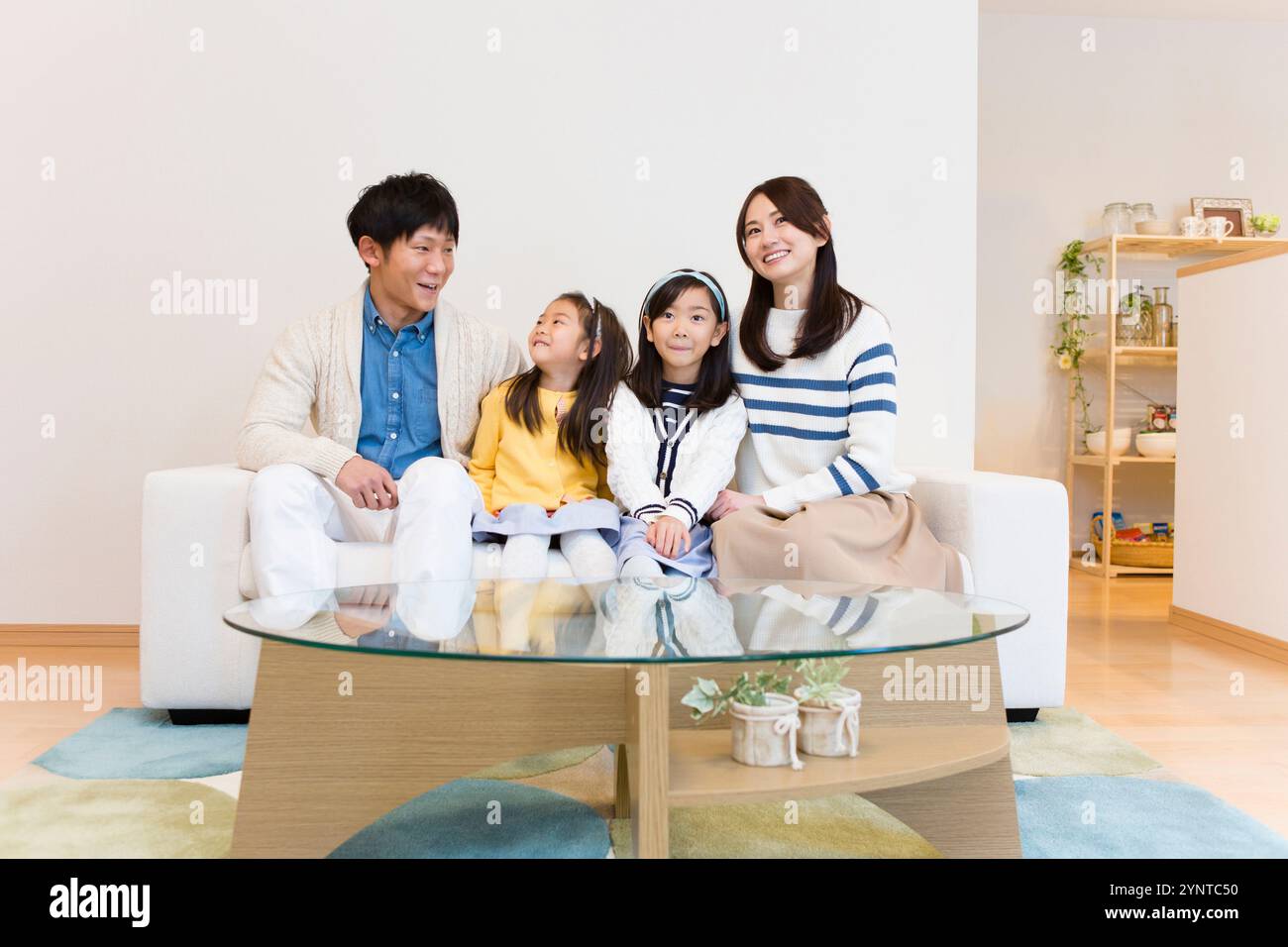 Family in unity Stock Photo - Alamy