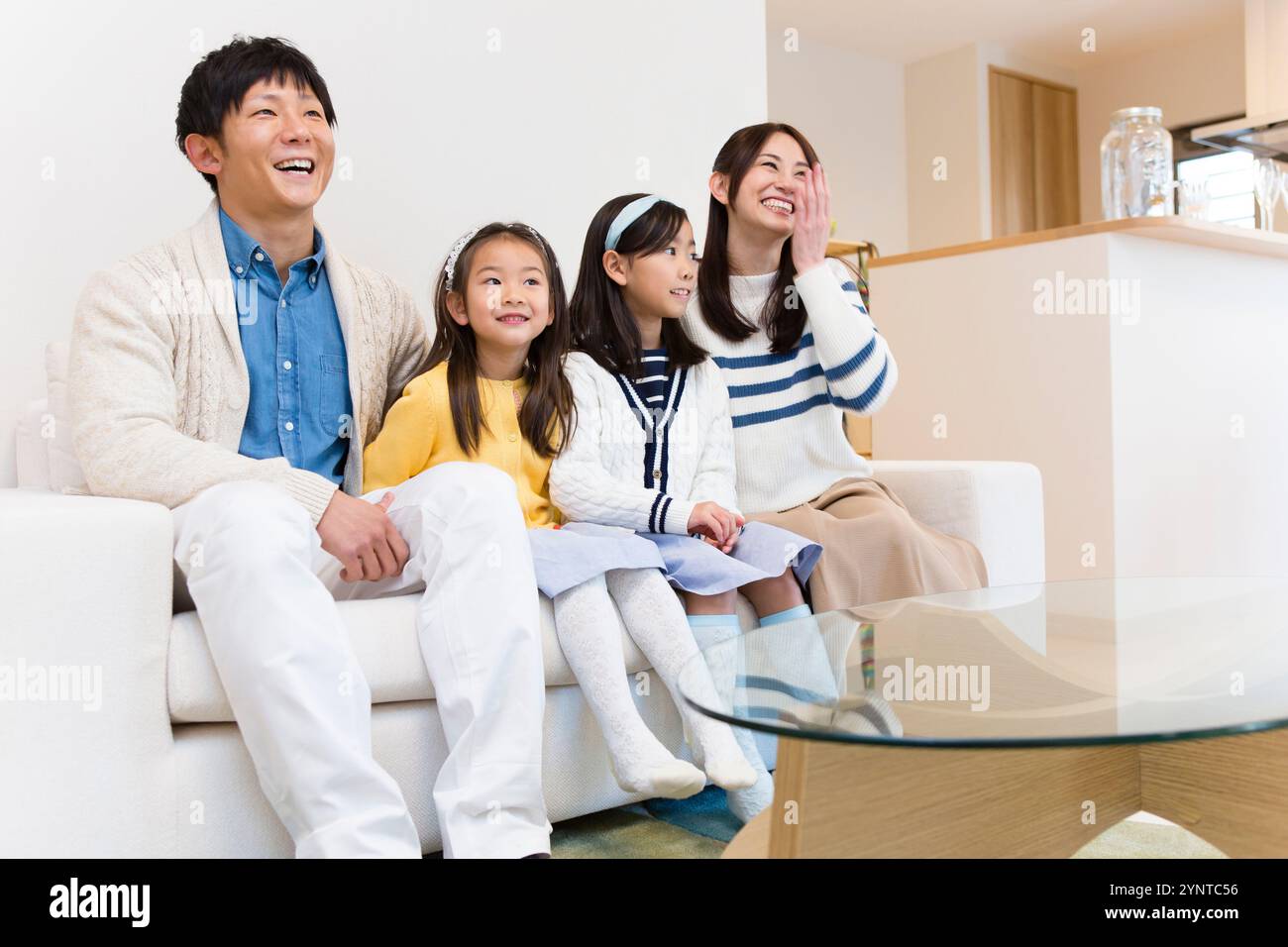 Family in unity Stock Photo - Alamy