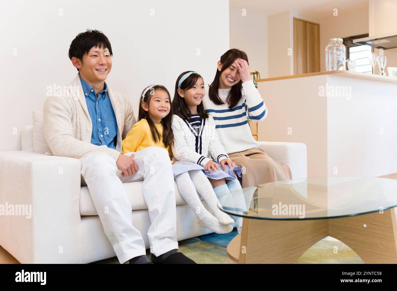 Family in unity Stock Photo - Alamy