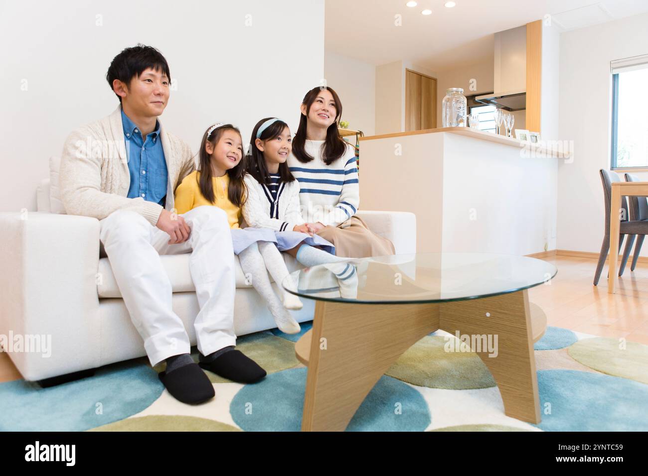 Family in unity Stock Photo - Alamy