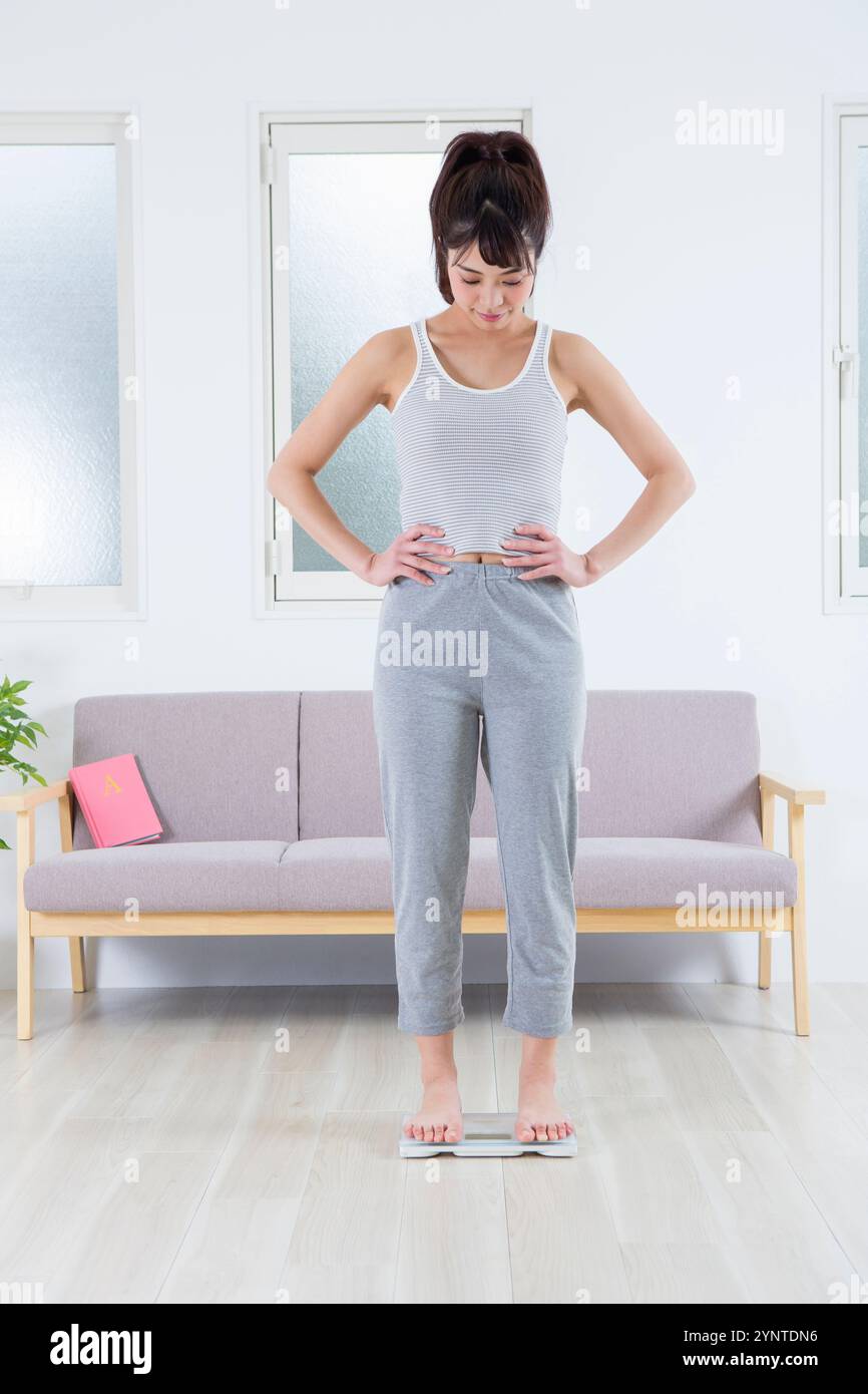 Meter woman body measure hi-res stock photography and images - Alamy