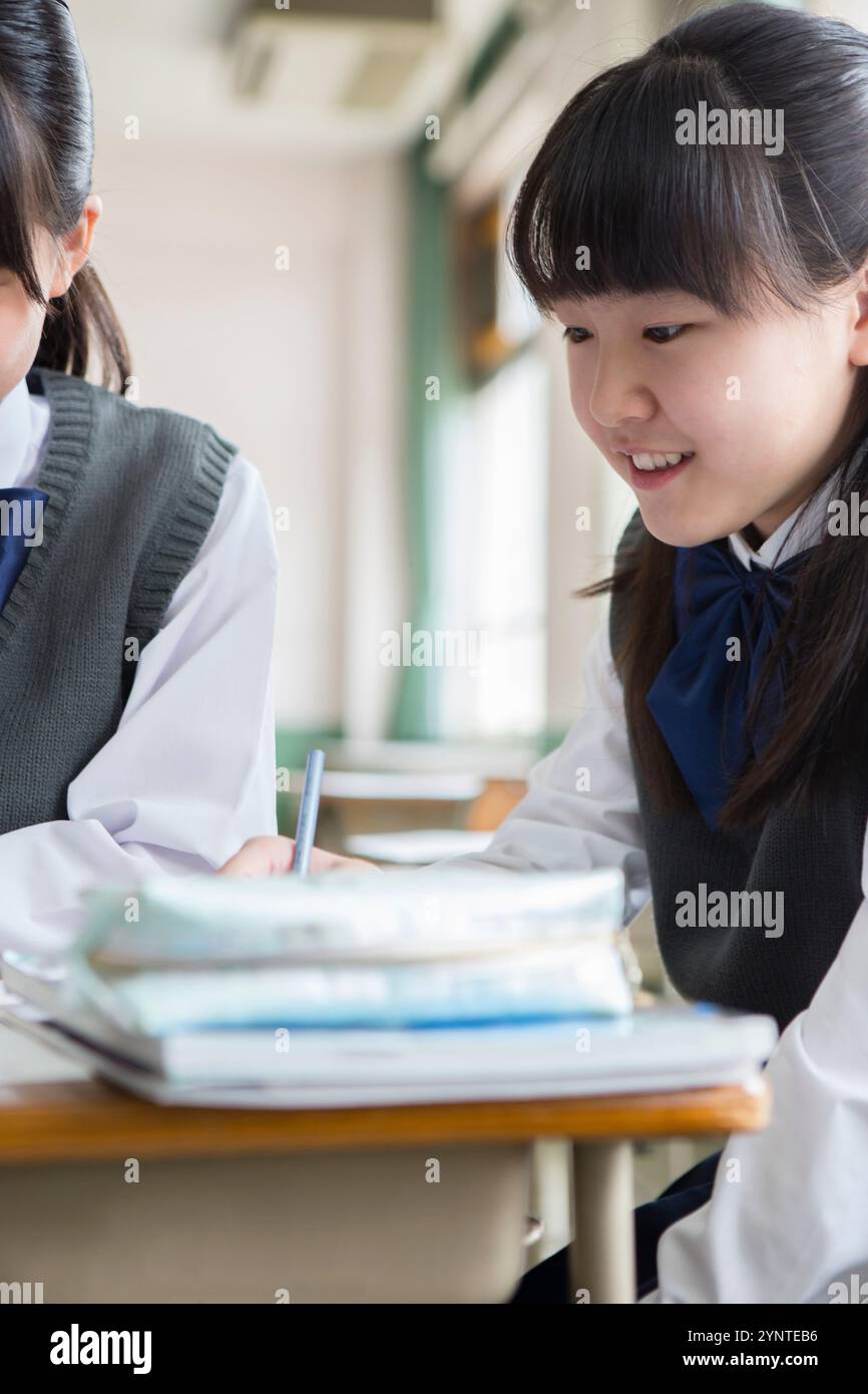 Female student studying Stock Photo - Alamy