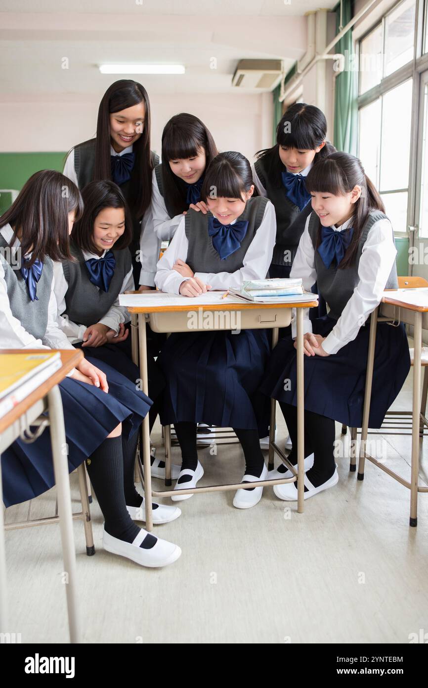 Female student studying Stock Photo - Alamy