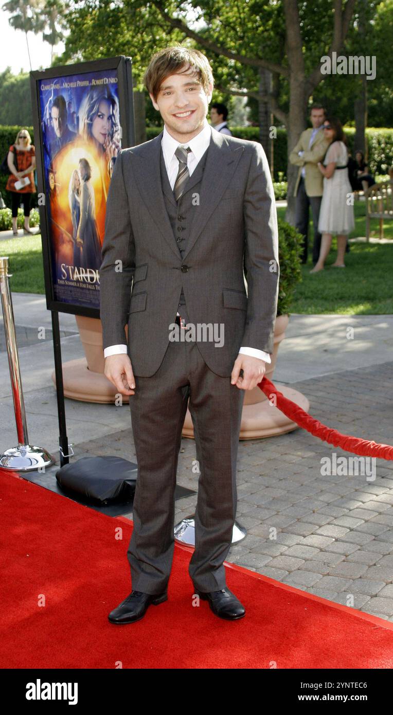 Charlie Cox at the Los Angeles premiere of 'Stardust' held at the Paramount Pictures Studios in ...