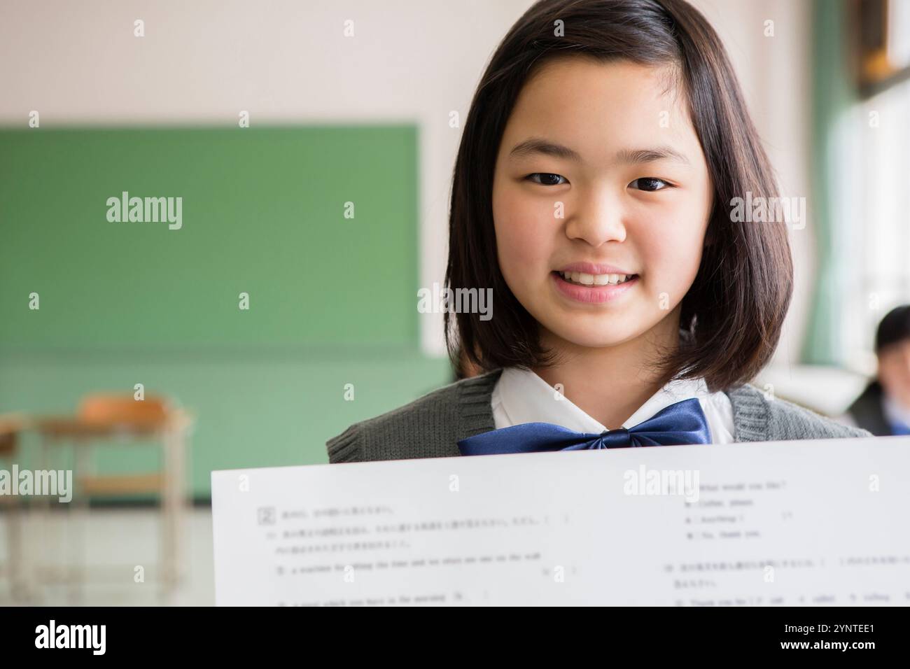 Female student making a presentation Stock Photo - Alamy